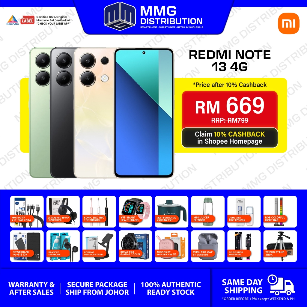 Redmi Note 13 5G / 4G (8GB RAM 256GB ROM) - READY STOCK, xiaomi note 13 ...