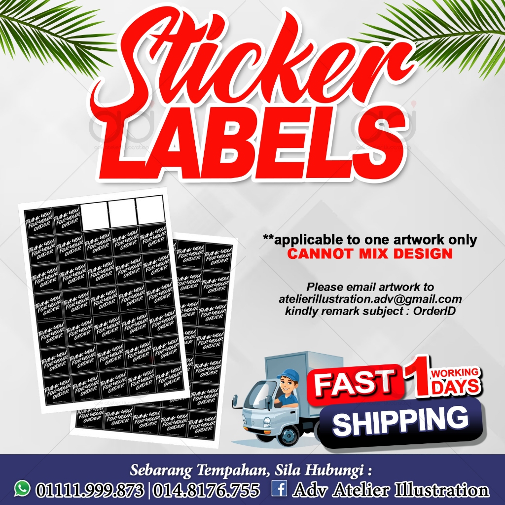 Sticker Label Print and Cut A3+ sheet | Shopee Malaysia