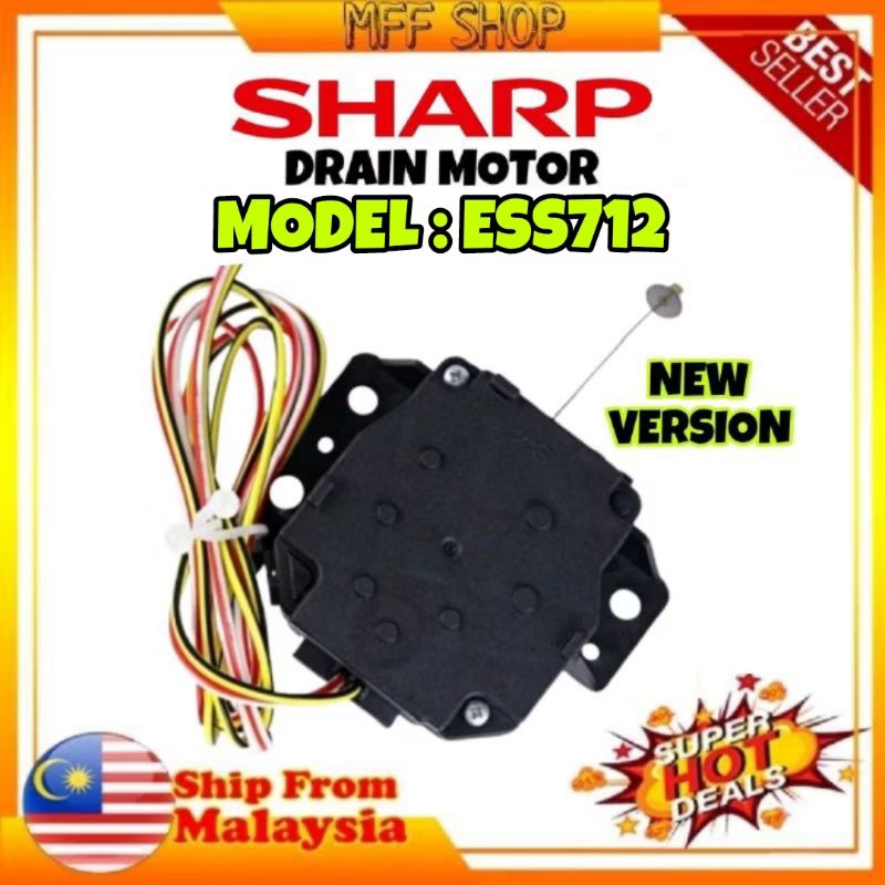ESS712 Sharp Washing Machine Drain Motor NEW VERSION | Shopee Malaysia