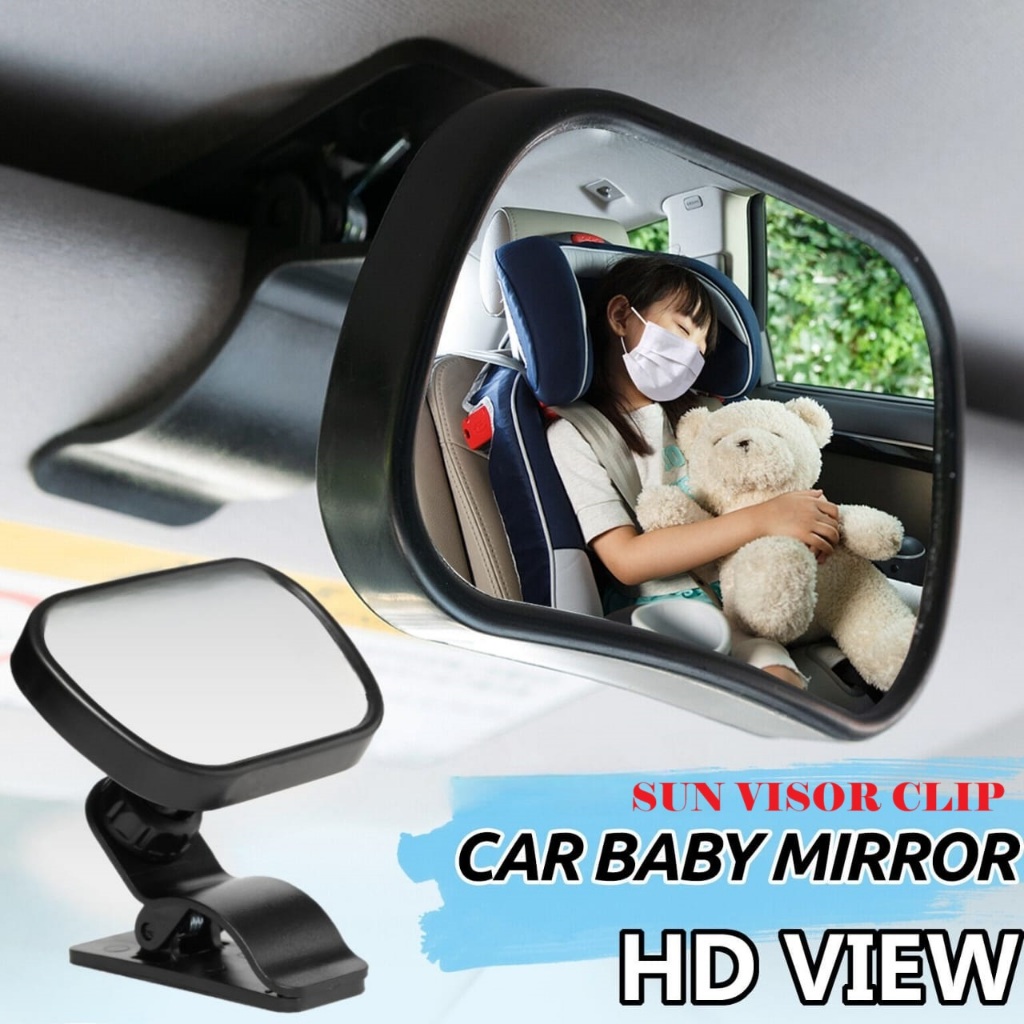 Car Rear View Mirror Baby Infant Seat Safety Monitor Adjustable 360 ...
