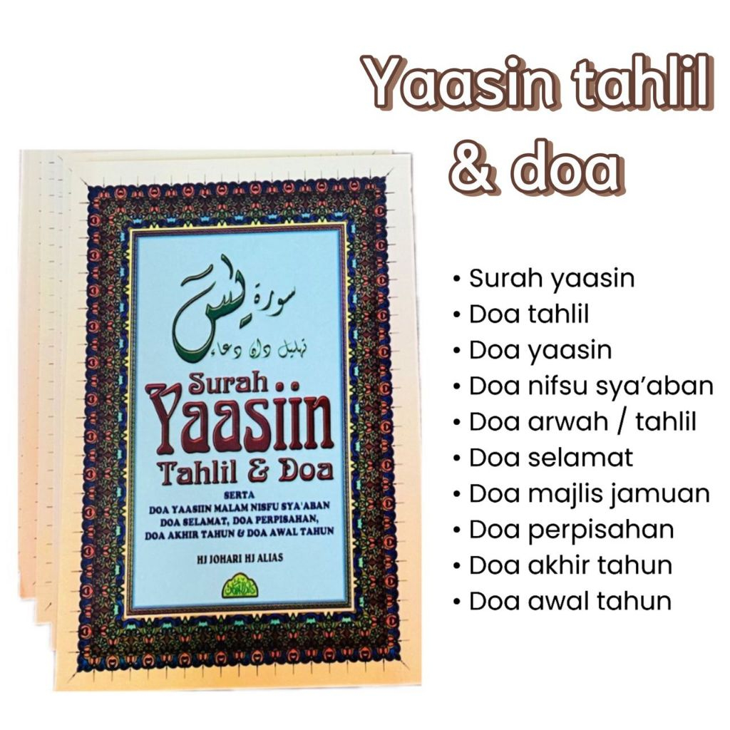 SURAH YAASIN TAHLIL DAN DOA | Shopee Malaysia