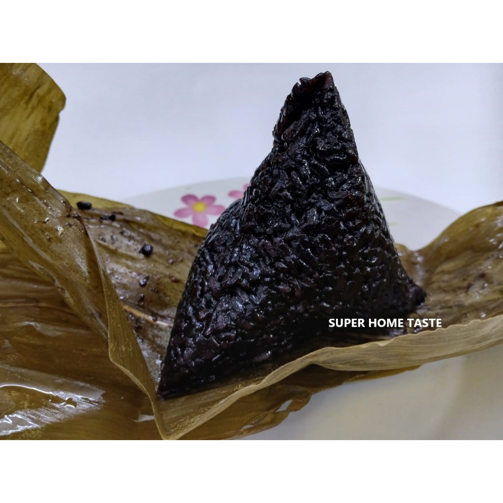 万家香黑米猪肉粽 Super Home Taste Black Rice Dumpling Bak Chang (Pork) | Shopee ...
