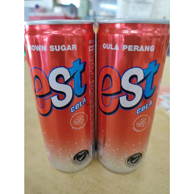 EST COLA BROWN SUGAR 12*325ml ( one bill only for one ctn ) | Shopee ...