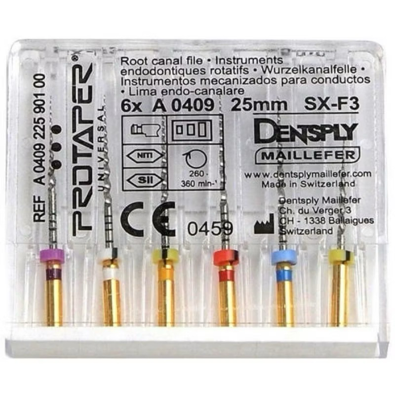 Protaper Rotary Files Assortment SX-F3 Dentsply | Shopee Malaysia
