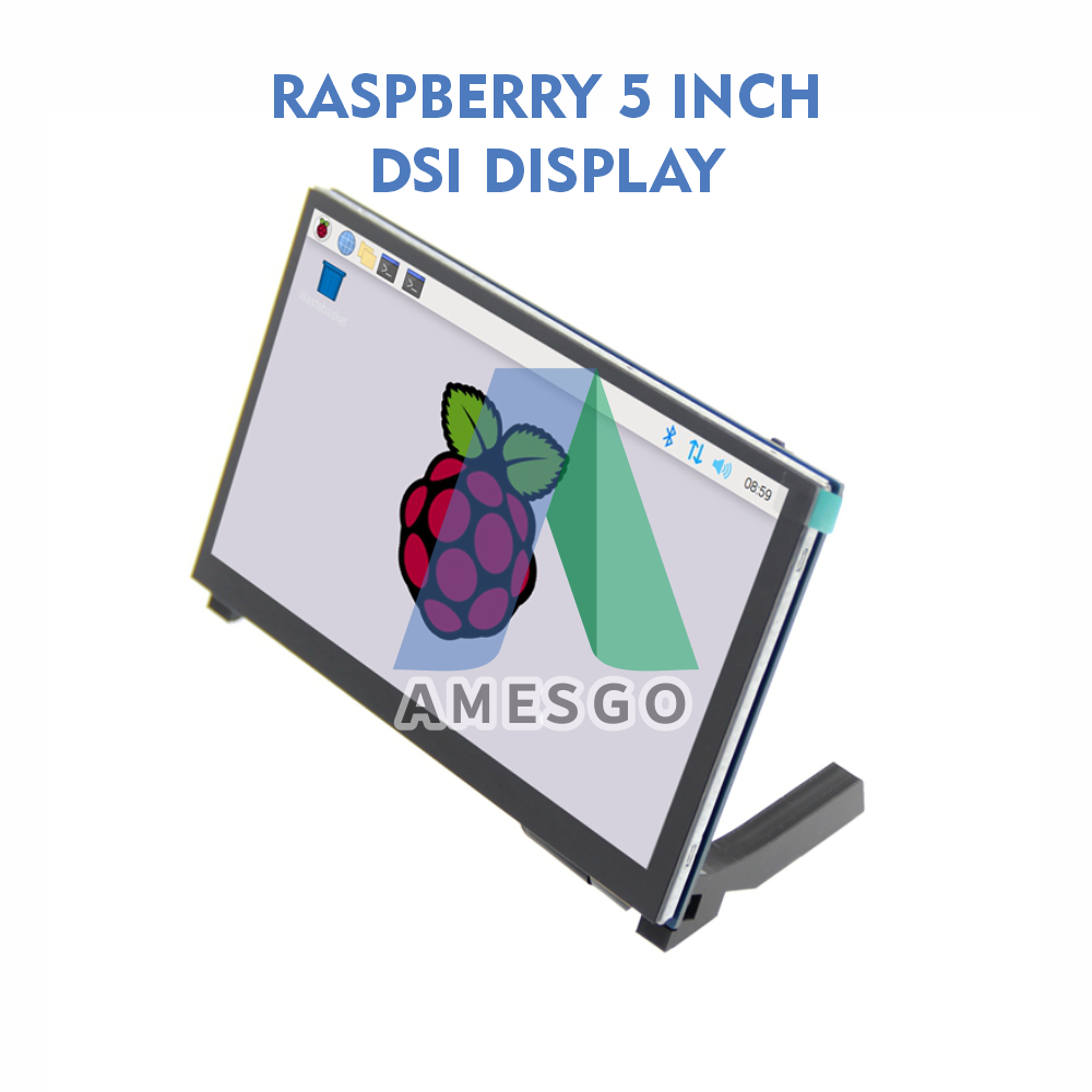 Amesgo Raspberry Pi 5-Inch Capacitive Touch Screen MIPI DSI Interface ...