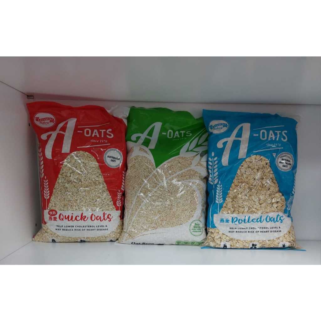 Adventist Bakery A-Oats Quick Oats 1kg/Oats Bran 1kg | Shopee Malaysia