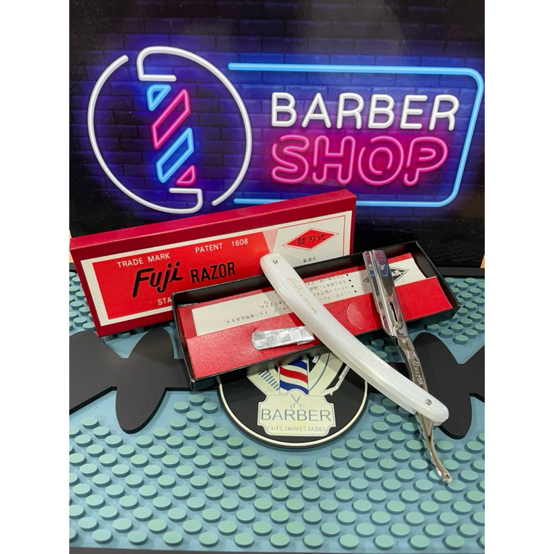 Fuji Barber Razor ( Japan ) Stainless Steel (White) | Shopee Malaysia