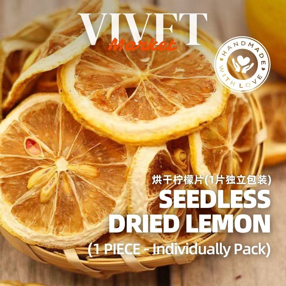 VIVFT MARKET Handmade Dehydrated Lemon Slice/Dried Lemon/ Lemon Kering ...