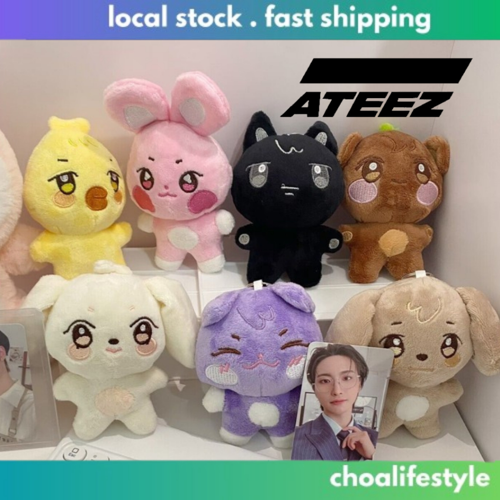 Ready Stock Kpop ATEEZ Flash Keychain ANITEEZ Kpop Merch Ateez Keychain ...