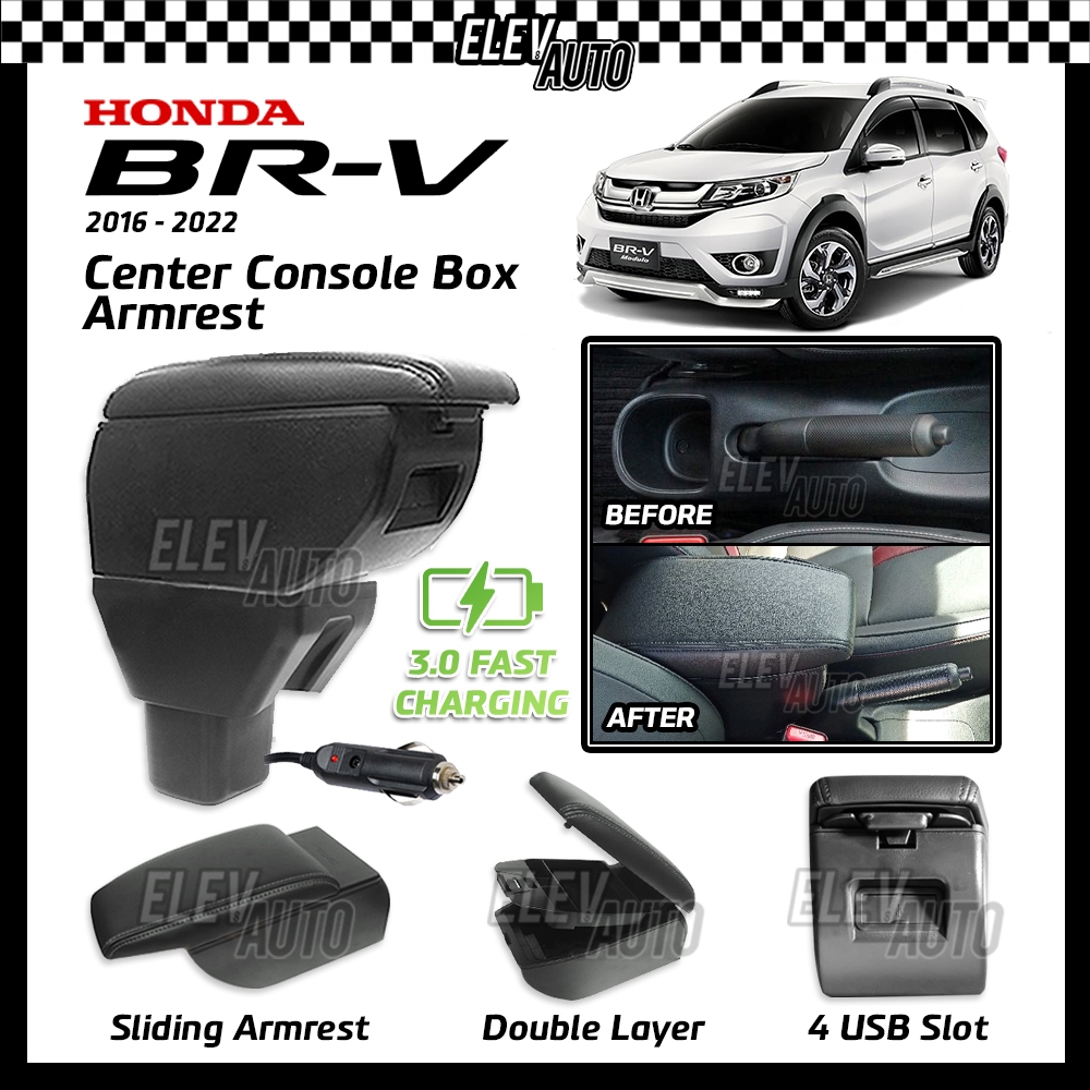 Honda BR-V BRV 2016 - 2022 Premium Centre Console Box Arm Rest ArmRest ...