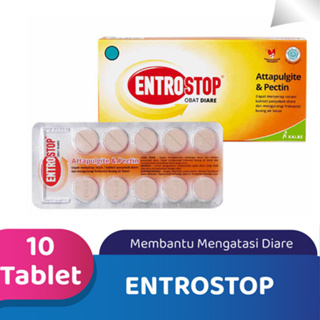 Entrostop Anti Diare ( 1 Box Isi 2 Blister @10 Tablet ) | Shopee Malaysia
