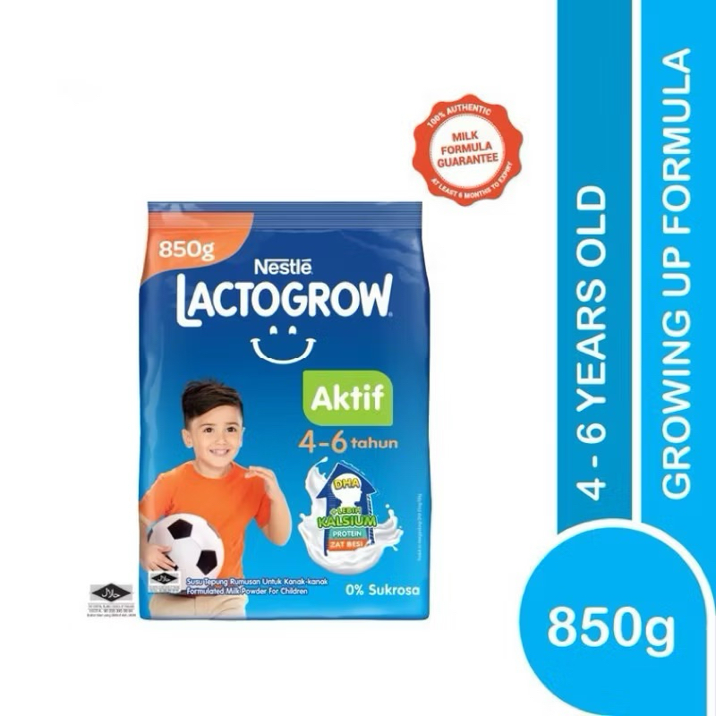 Nestle Lactogrow (4 - 6 Years) Milk Powder 850g Exp 2026 | Shopee Malaysia