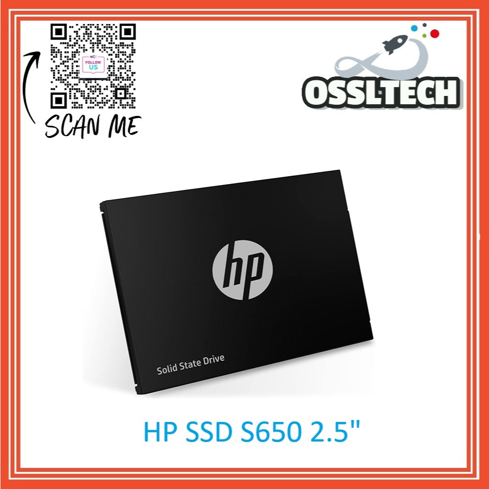 Hewlett-Packard HP Solid State Drive SSD S650 2.5" SATA 480GB / 960GB ...
