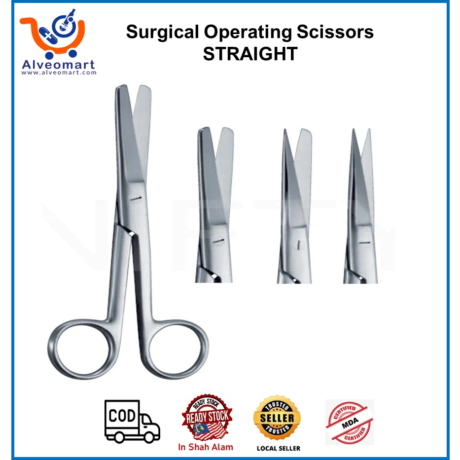 RHEIN OPERATING SCISSORS STRAIGHT SHARP/BLUNT, SHARP/SHARP/BLUNT/BLUNT | Shopee Malaysia