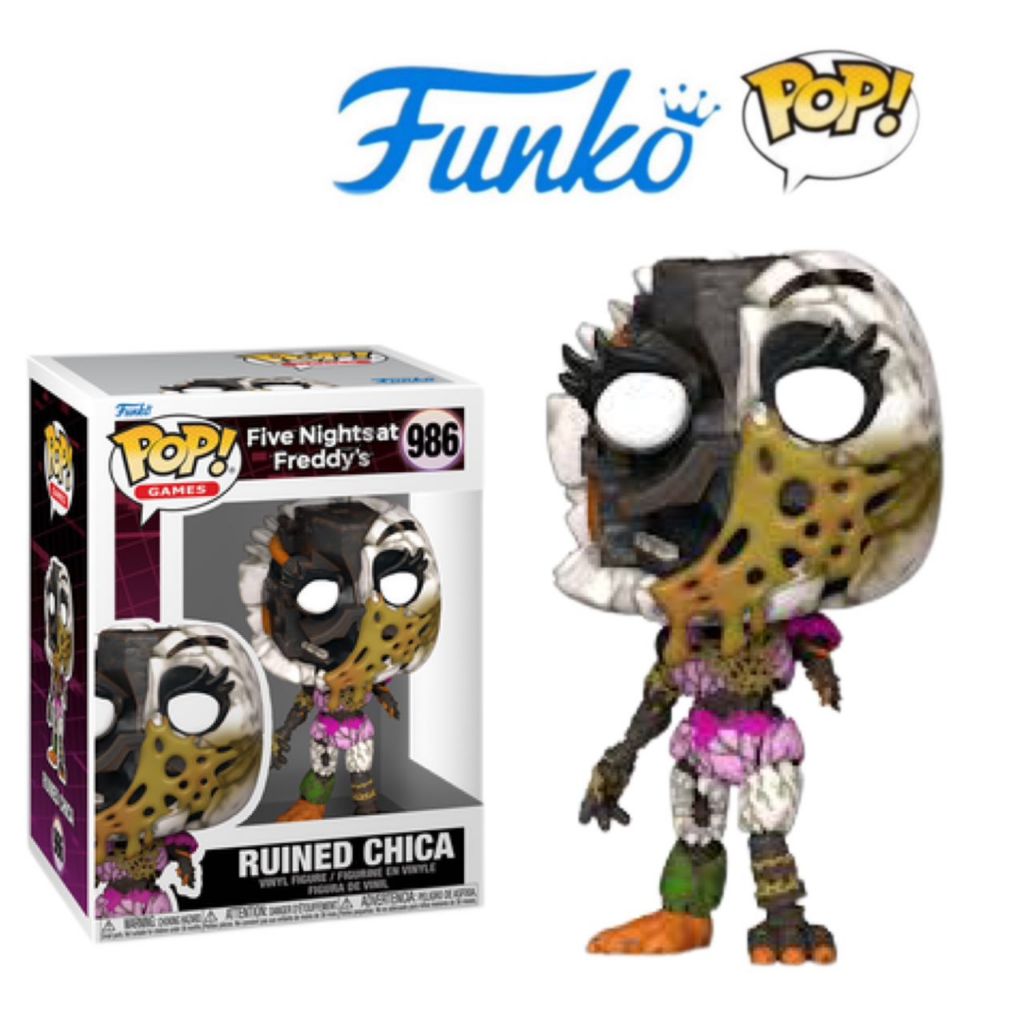 Original Funko Pop Ruined Chica 986 Five Nightsat Freddy's 72471 ...