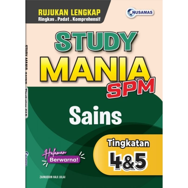 [2024] Rujukan Lengkap Study Mania SPM Sains Tingkatan 4&5 | Shopee ...