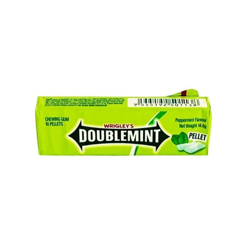 Wrigley's DoubleMint 10 Pellets Chewing Gum 14.6g | Shopee Malaysia