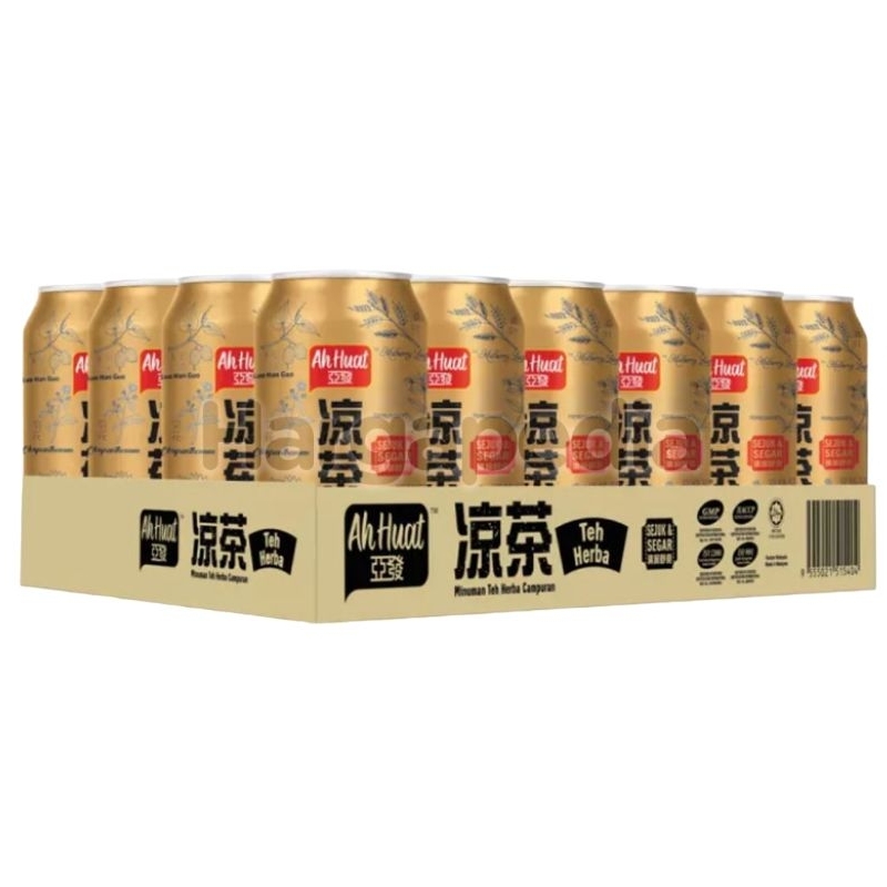 Ah Huat TEH HERBA Mixed Herbal Tea Drink 亚发 菊花凉茶 1kotak 24*310ml | Shopee Malaysia