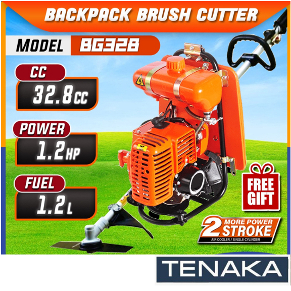 TENAKA/BRAVADO SuperCUT® BG328 | 32.8cc Super Heavy Duty Garden Trimmer ...