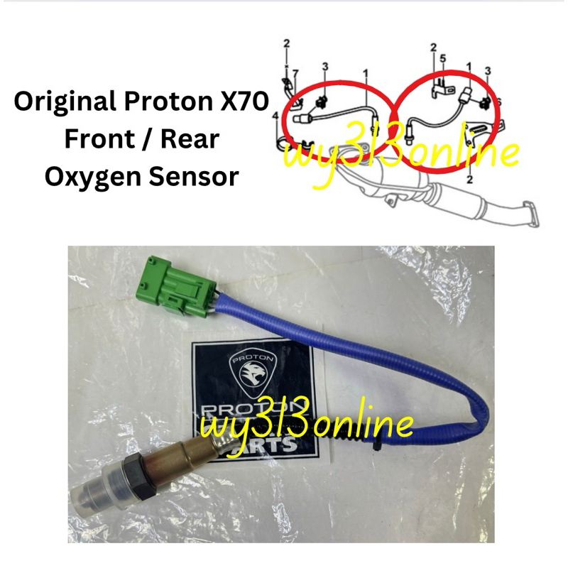 (1pc) Original Proton X70 CBU Front Rear Oxygen Sensor O2 Sensor ...