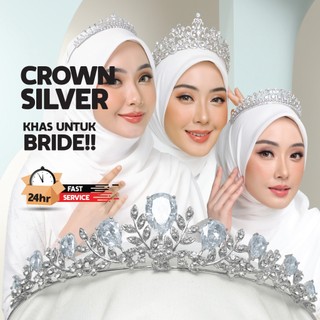 [CROWN Bride SILVER] Zirconia, Crown Rhinestone, Crown Tunang, Crown ...