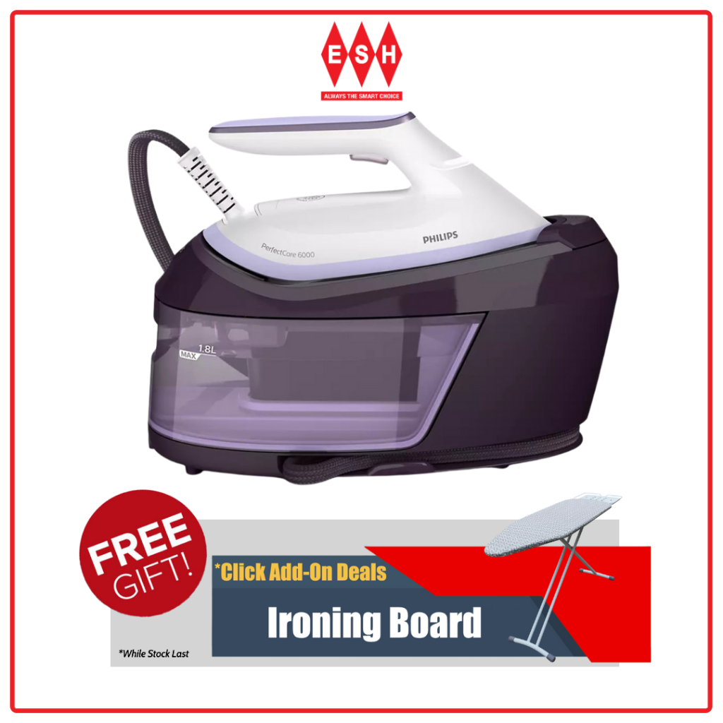 Philips PSG6024 2400W Series 6000 PerfectCare Steam Generator Iron ...