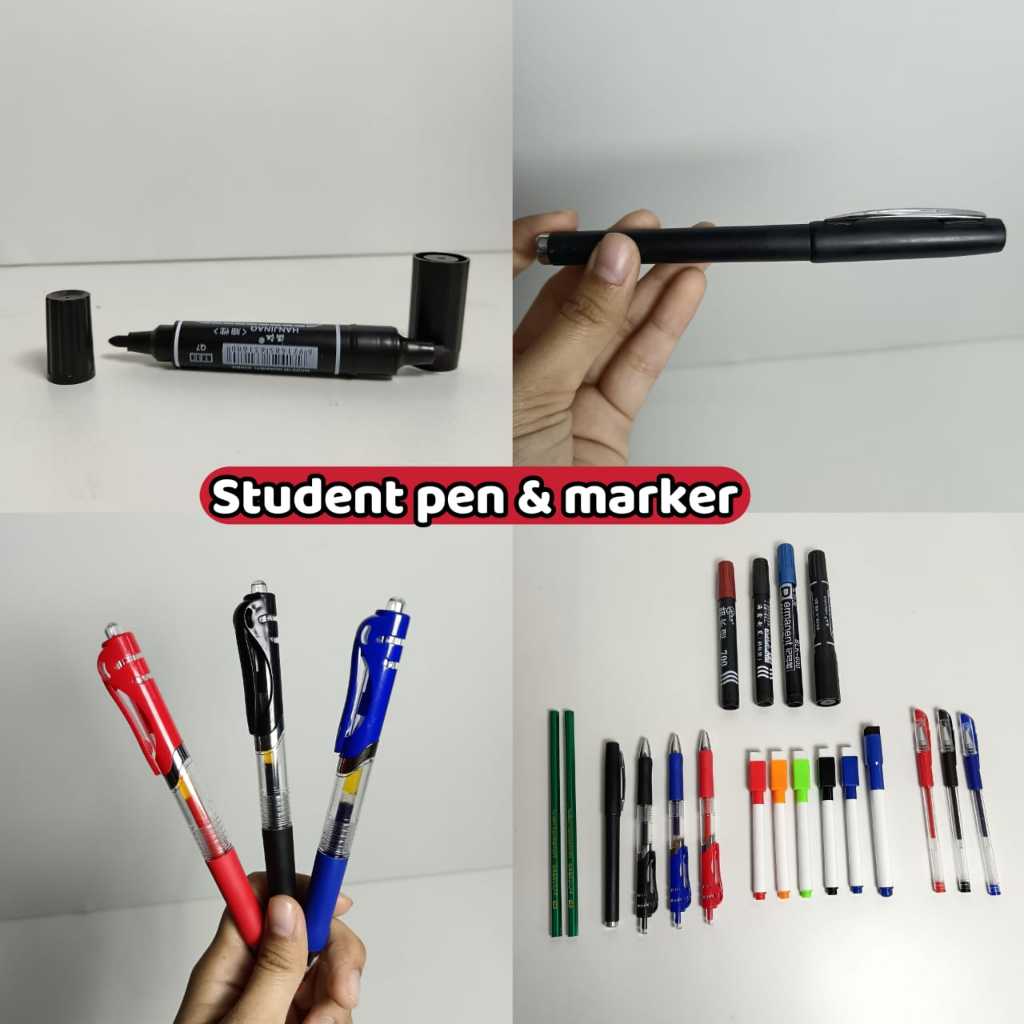 Alat tulis student permanent waterproof (ballpoint pen gel)whiteboard ...