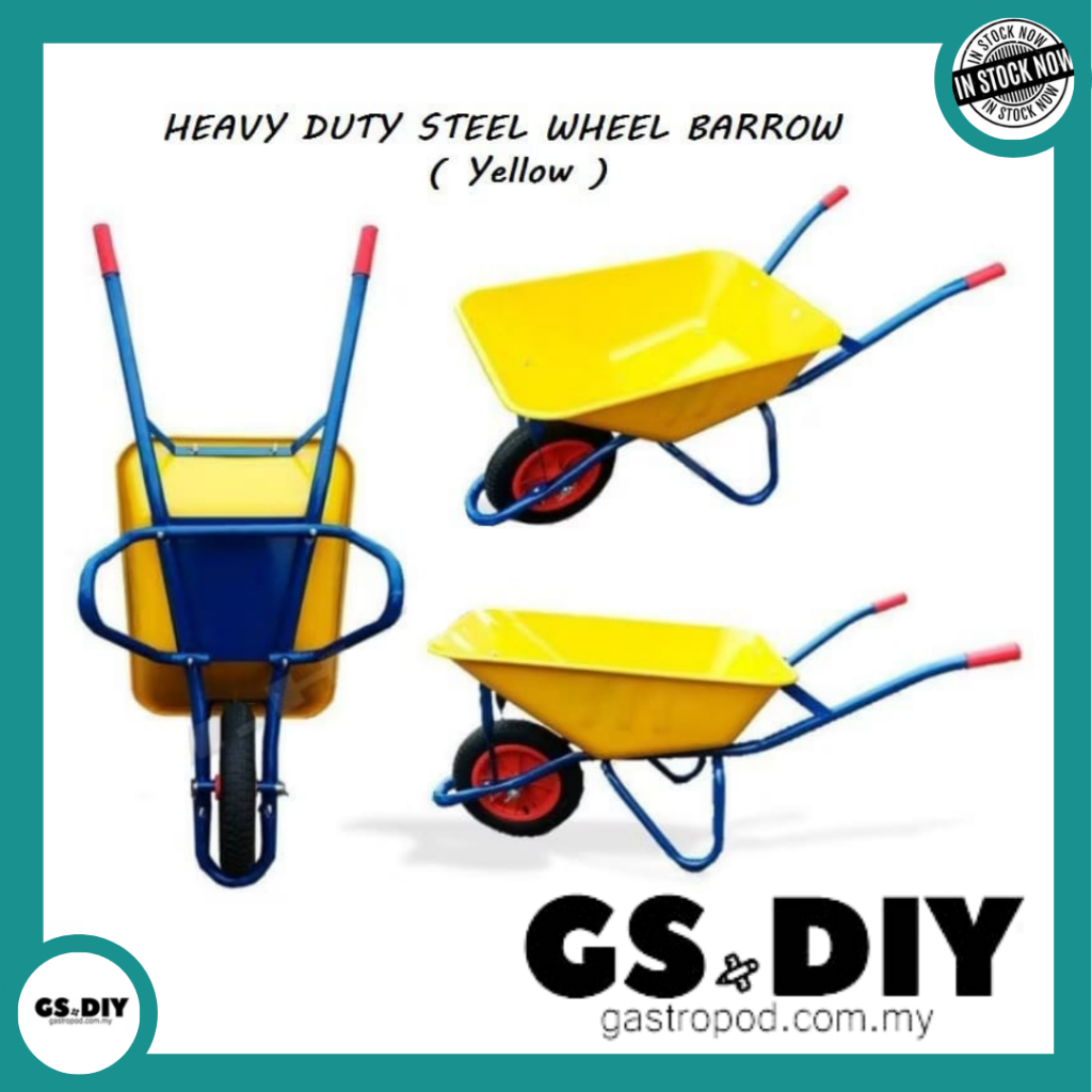 (SIAP PASANG) HD WHEEL BARROW Tayar💌Kereta Sorong Tolak (Dalam/ Deep ...