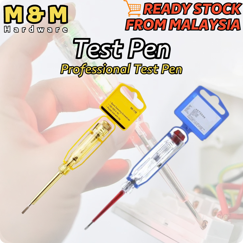 Test Pen 66-119 Test Pen Ujian Elelktrik Electrician Test Pen | Shopee ...