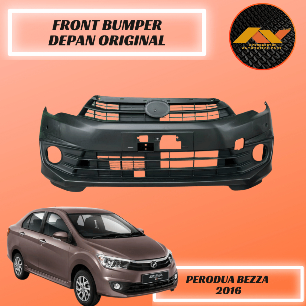 Original Front Bumper Depan Perodua Bezza 2016-2019 First Model ...
