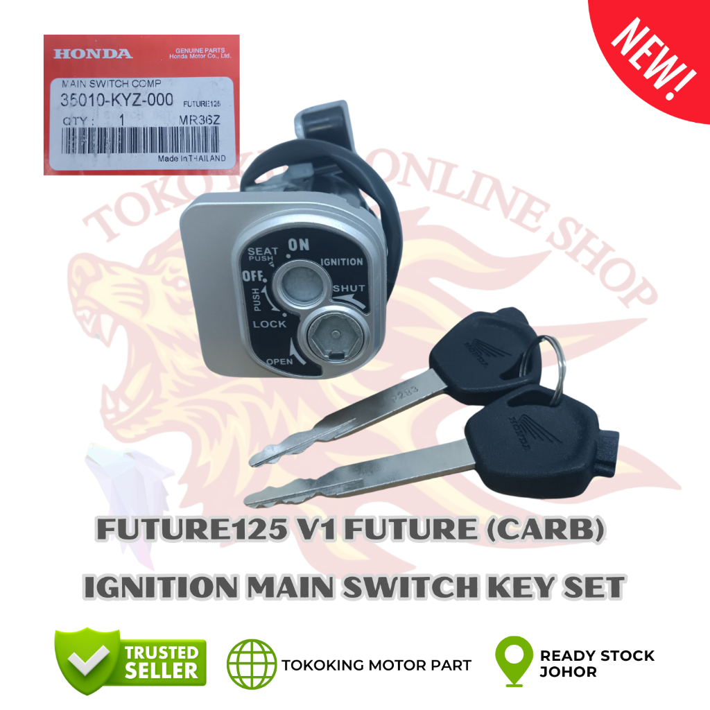 HONDA FUTURE 125 FUTURE125 V1 OLD LAMA CARB MODEL IGNITION MAIN SWITCH ...