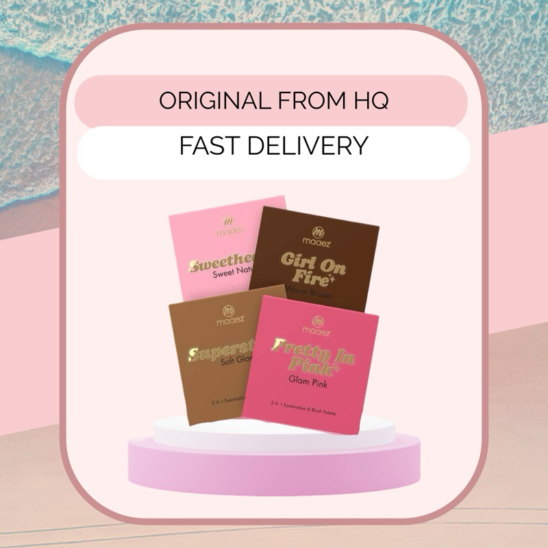 MAAEZ EYESHADOW (PIGMENTED AND GLAM) | Shopee Malaysia
