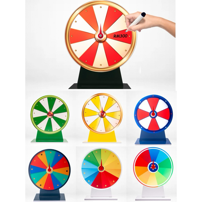 Wheel of fortune game/spin wheel/Lucky Wheel (25cm dia.) | Shopee Malaysia