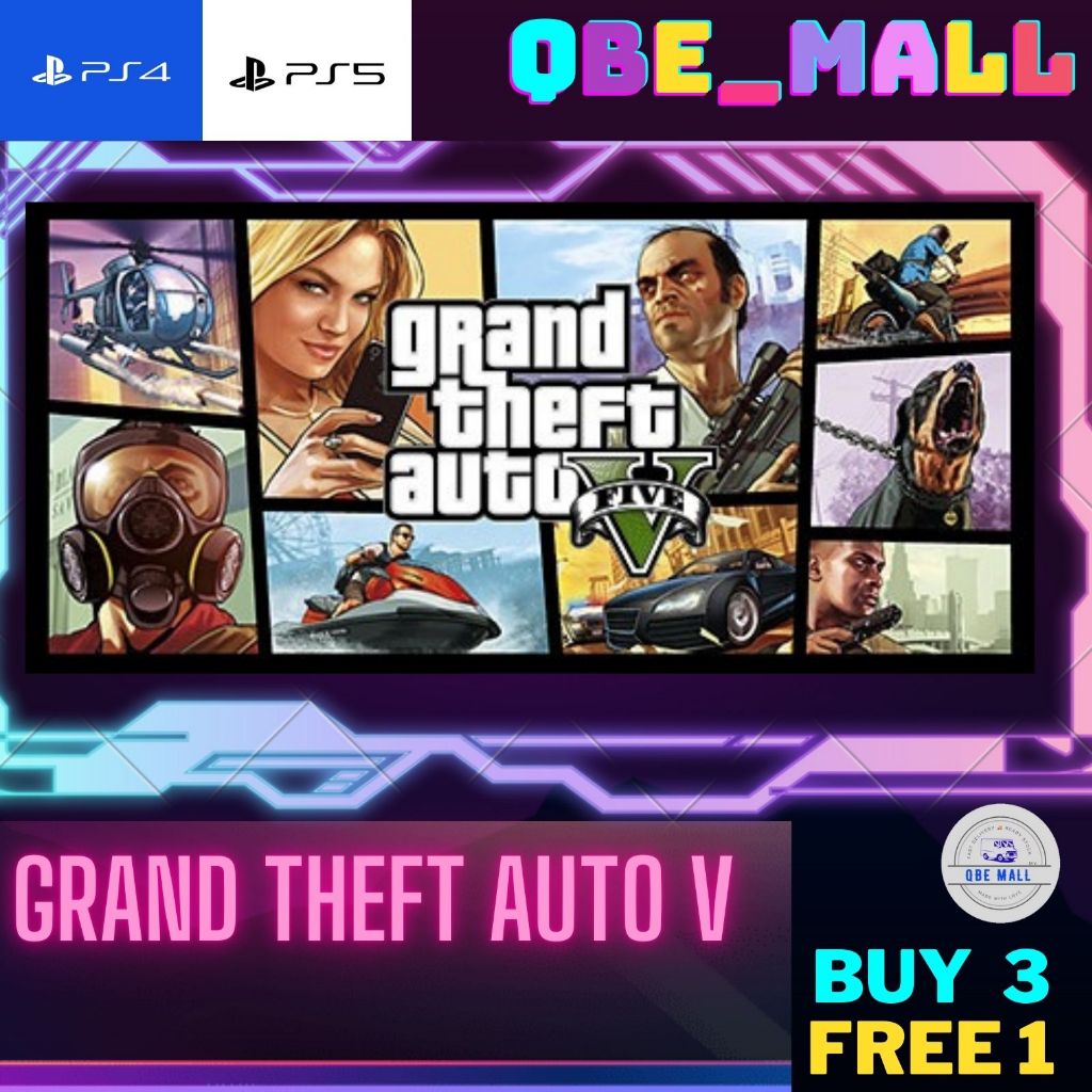 Grand Theft Auto V GTA 5 ( PS4 & PS5 ) Digital Download | Shopee Malaysia