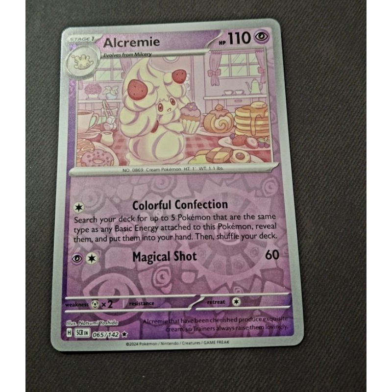 Pokemon TCG- Alcremie (reverse holo)-065/142 [ Stella Crown] | Shopee ...