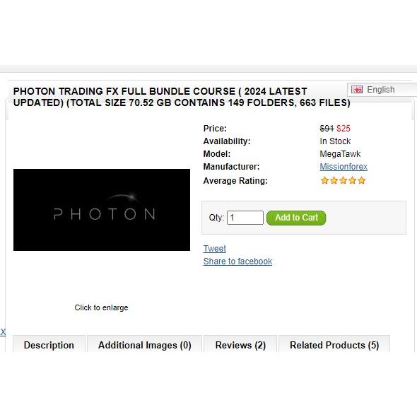 Photon Trading FX Full Bundle Course ( 2024 Latest Updated) (Total size ...
