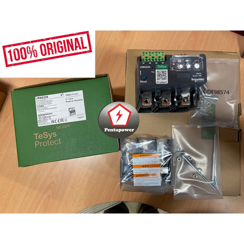 SCHNEIDER LR9G225 Electronic thermal overload relay,TeSys Giga,57-225 A ...