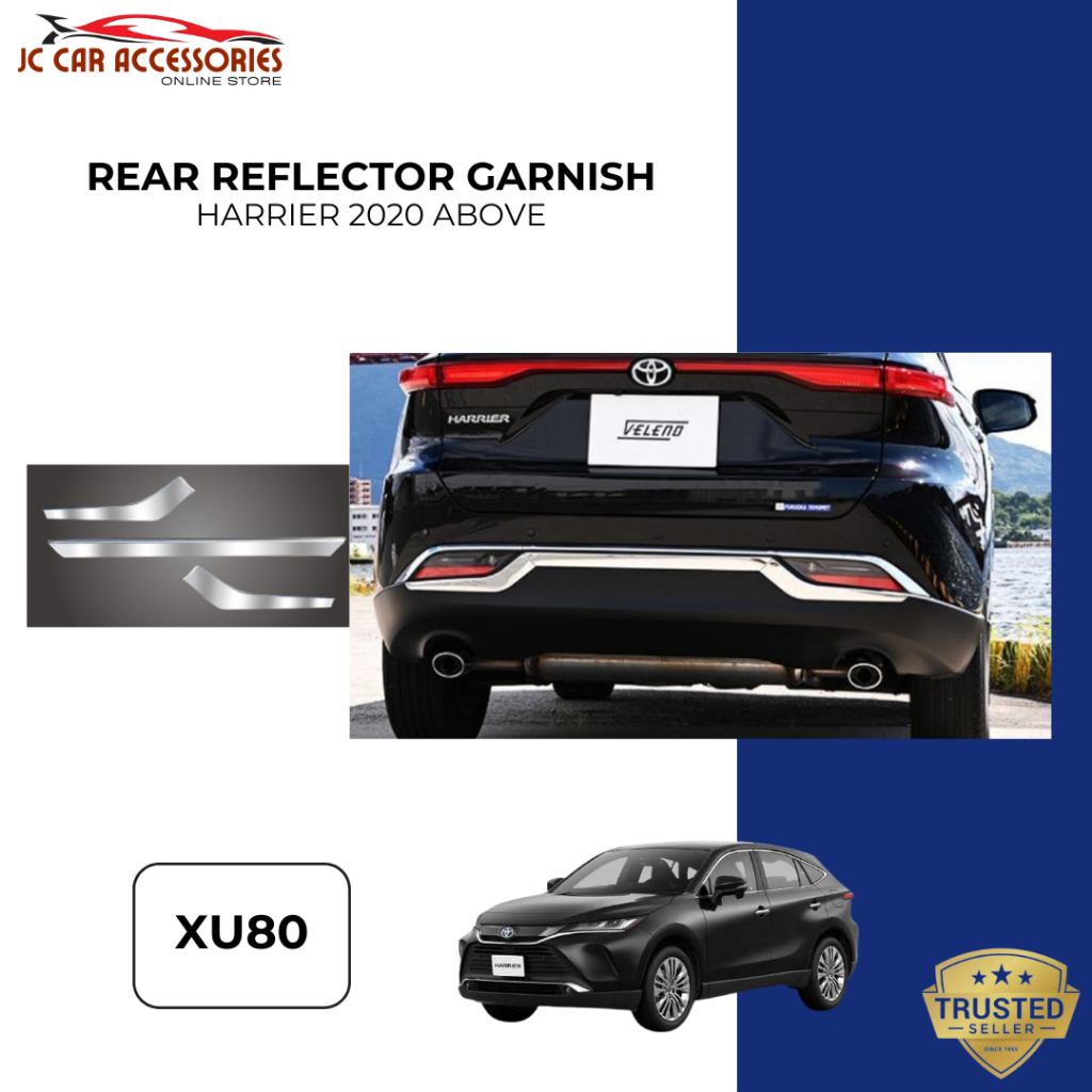 Toyota Harrier XU80 2020 Rear Lower Bumper Rear Reflector Trim Garnish ...