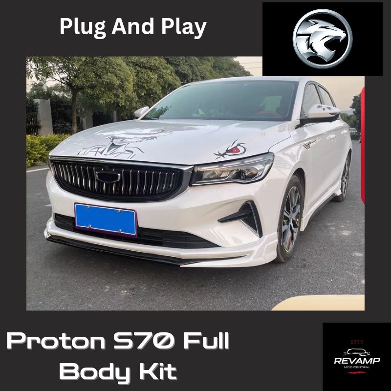 Proton S70 Full BodyKit , Frontlip ,side skirt and Rear diffuser ...