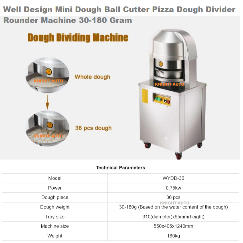 [PRE-ORDER] Well Design Mini Dough Ball Cutter Pizza Dough Divider ...