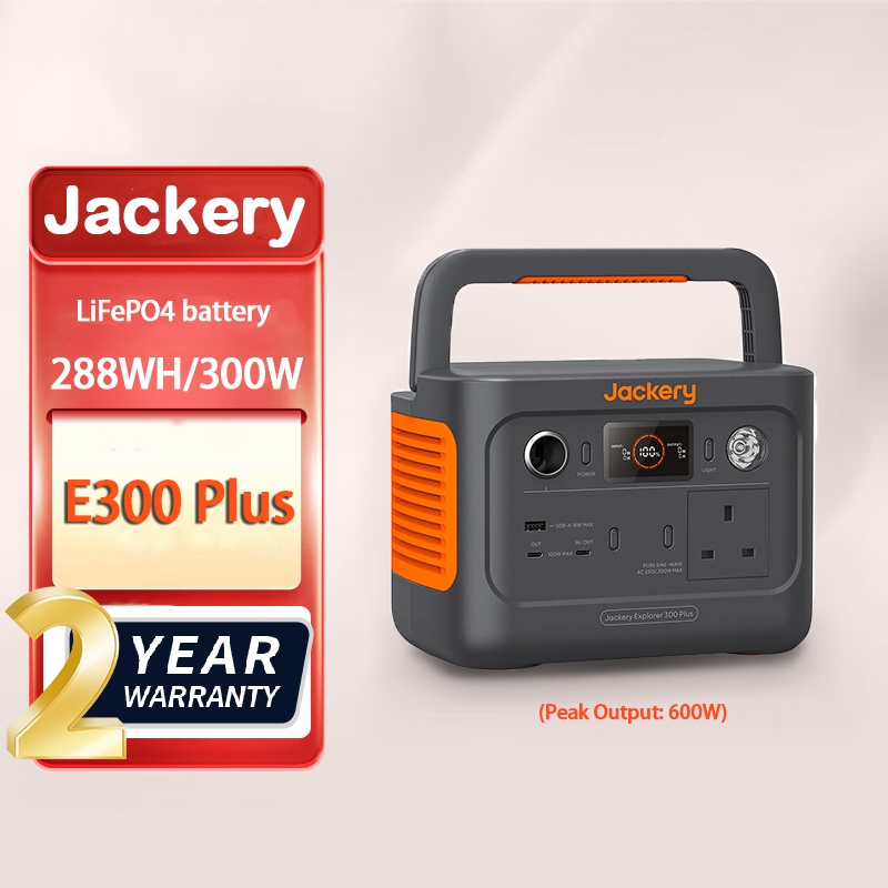 Jackery Explorer 300 Plus Portable Power Station 288WH|300W 600W peak power supply LiFePO4 ...