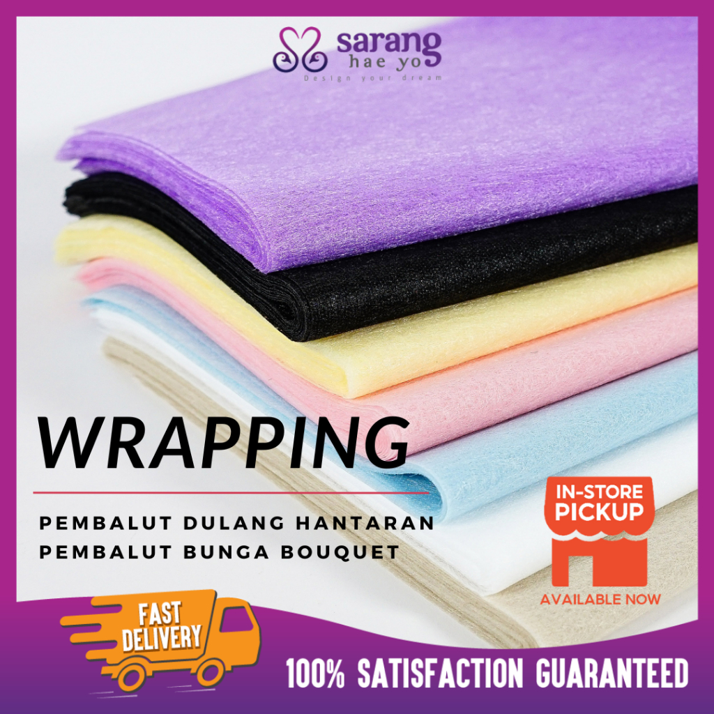 1pcs Wrapping Paper Kertas Pembalut Gabus Dulang Hantaran Murah Bouquet ...