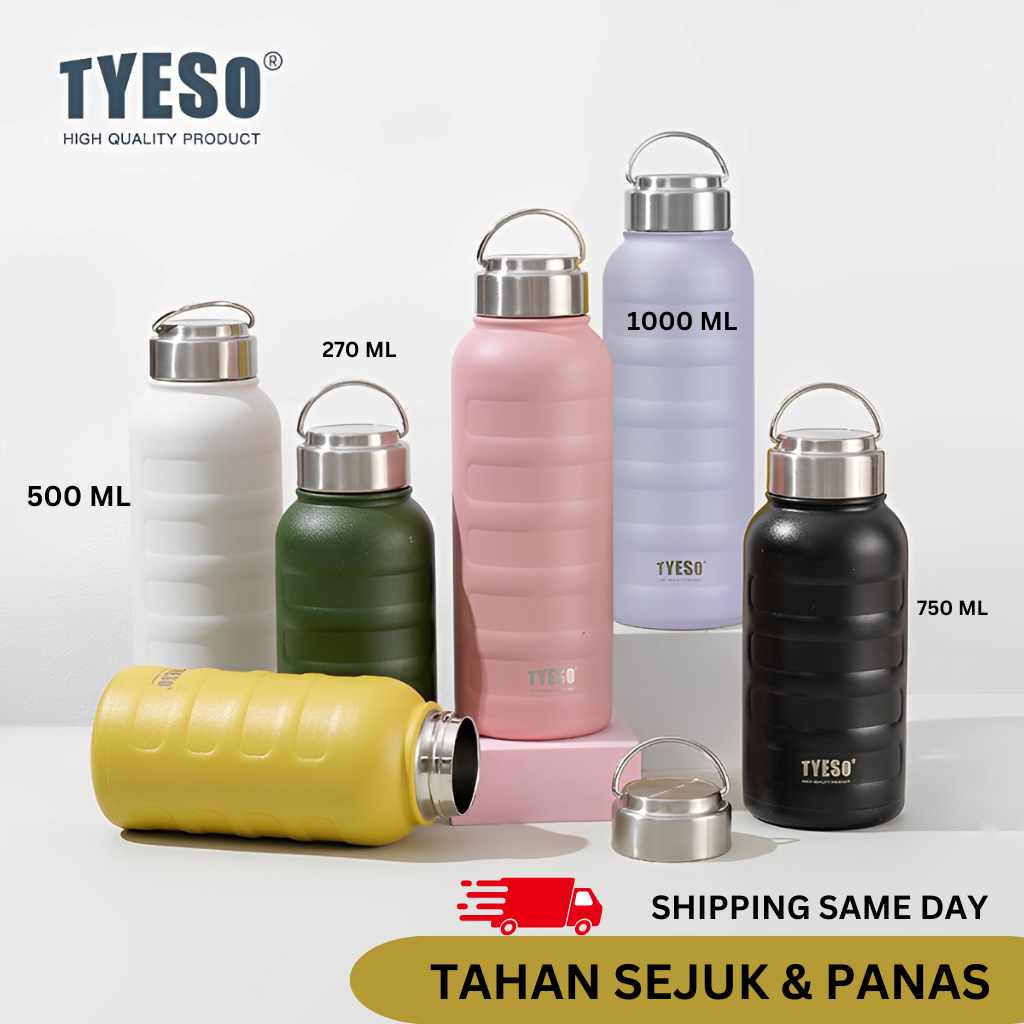 TYESO VACUUM INSULATED TUMBLER, BOTOL AIR TYESO, BOTOL AIR TAHAN SEJUK ...