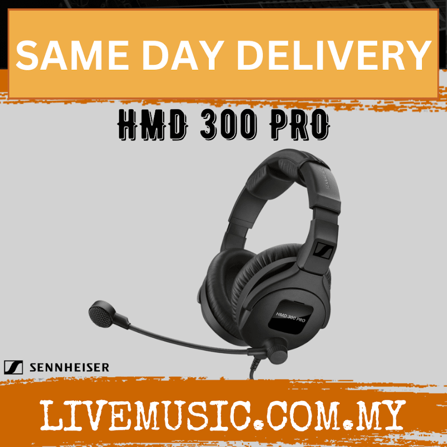 Sennheiser HMD 300 Pro Headset with Boom Microphone ( HMD300PRO ...