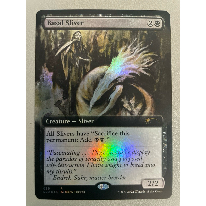MTG:Secret Lair-Absolute Annihilation (SLD) 629 R - Basal Sliver (Foil ...