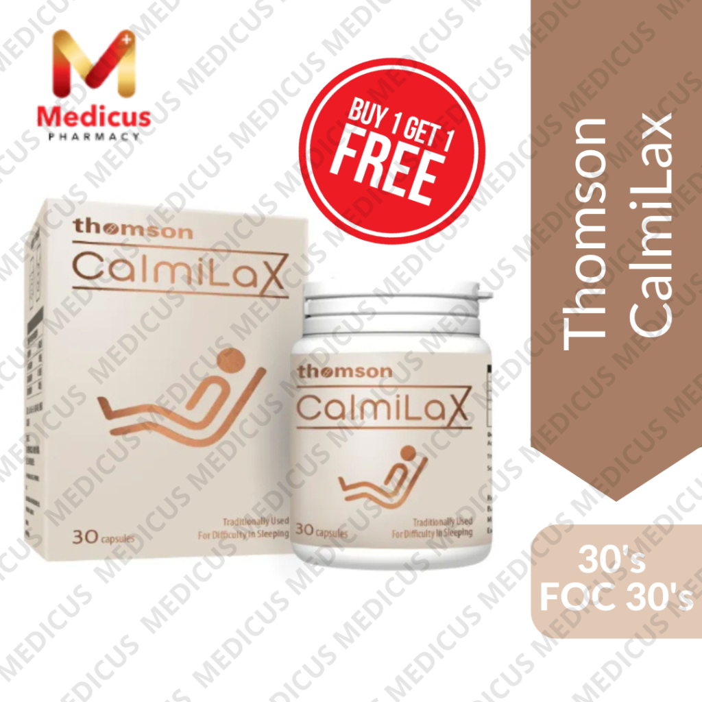 [BUY 1 FREE 1][CLEARANCE EXP 31/10/24] Thomson CalmiLax 30's (Exp: 10/ ...