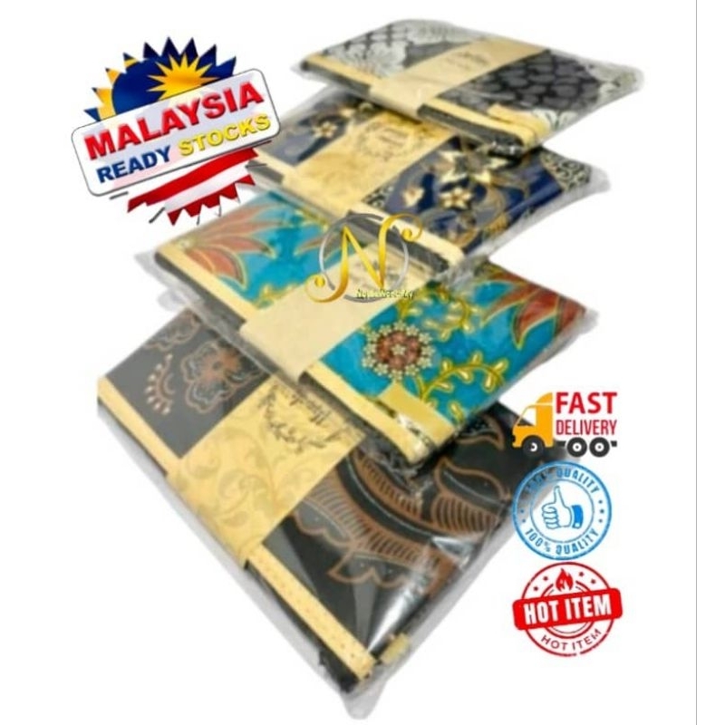 20pcs /10pcs Souvenir Batik Wallet Size 19cm x 11cm Zipper Plastic ...