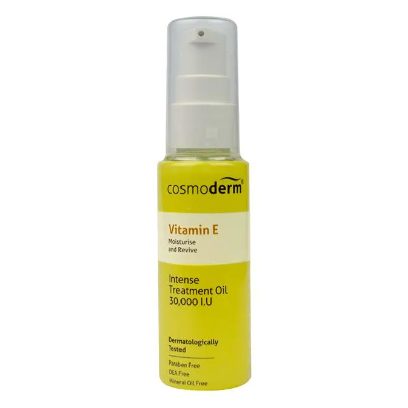 Cosmoderm Vitamin E Intense Treatment Oil 30,000 I.U. 30ml (Exp : Jul ...