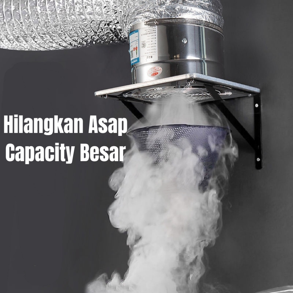 READY STOCK Stainless Steel Exhaust Fan Kitchen Ventilator Restaurant ...