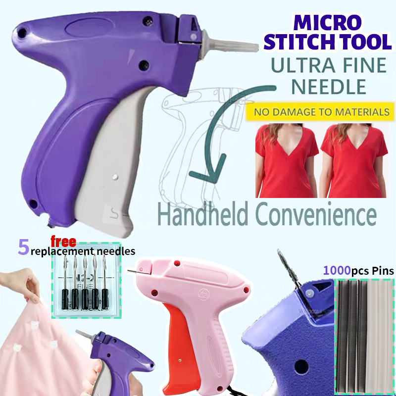 Sewing gun Micro Stitch Tool Hijab Quick Clothing Fixer Mini Quick ...